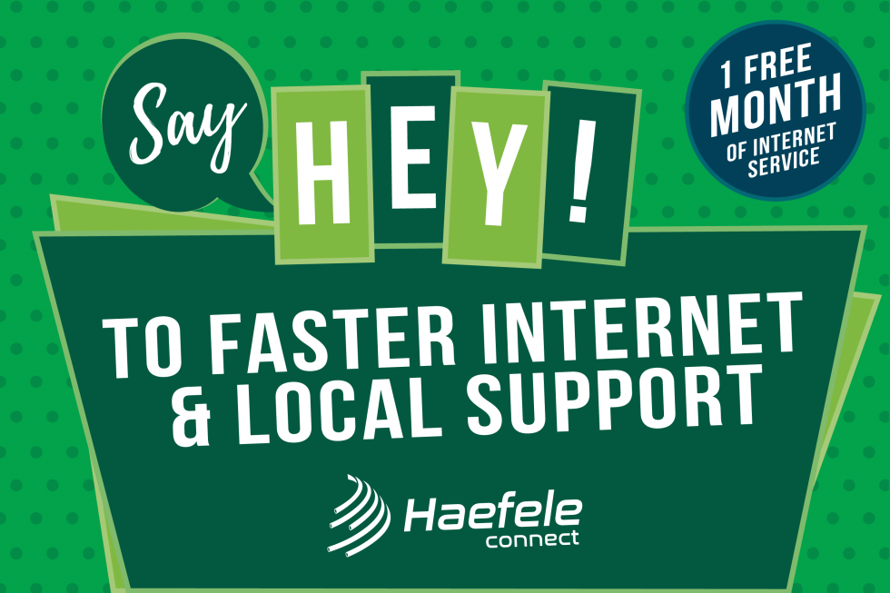 Free Month Promo - Local Internet Provider, Southern Tier, NY | Haefele ...
